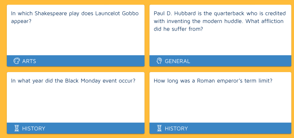 25 Best Trivia Games For ANY Situation